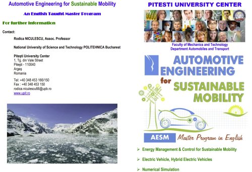 Automotive Engineering for Sustainable Mobility (AESM)
